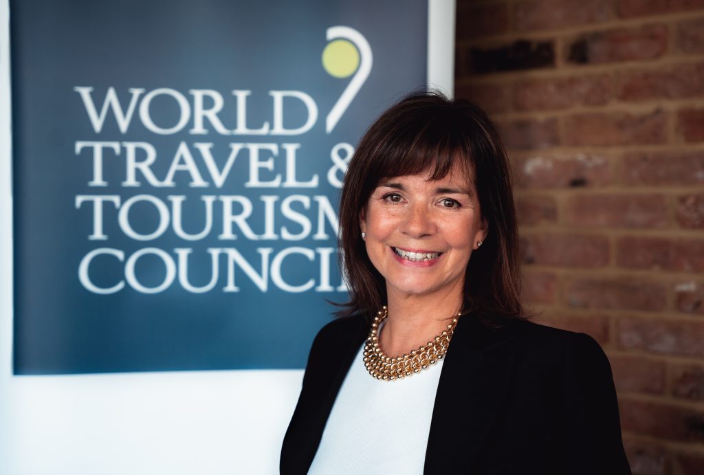 Julia Simpson WTTC - RMWorldTravel with Robert & Mary Carey and Rudy Maxa